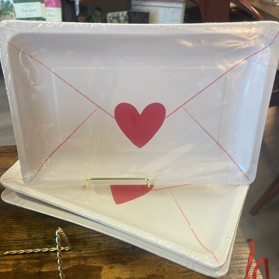 Love Envelope Paper Plates – Stylish Scribe Stationery