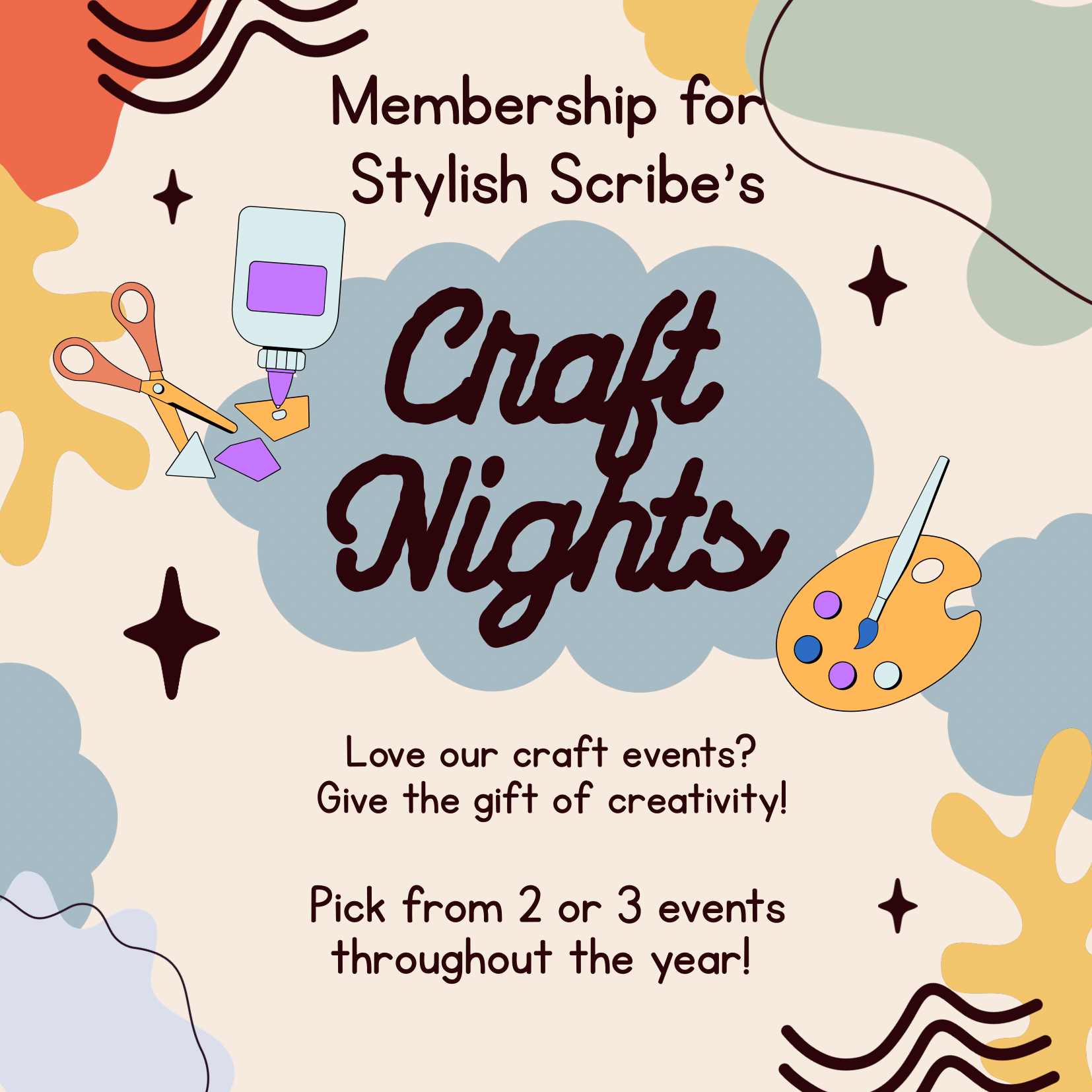 Craft Night Membership – Stylish Scribe Stationery